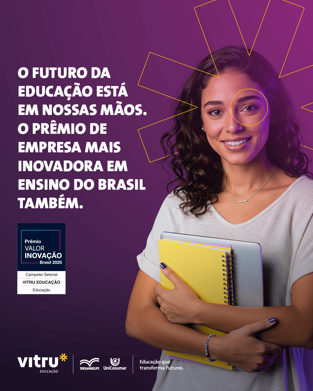 Vitru fica em primeiro lugar no Prêmio Valor Inovação Brasil 2025 no ...